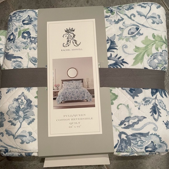 Rachel Ashwell | Bedding | Rachel Ashwell Blue Green Jacobean Floral ...
